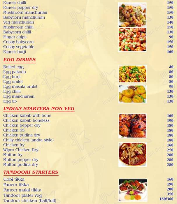 Menu at MANASA FISH LAND, Bengaluru, #3