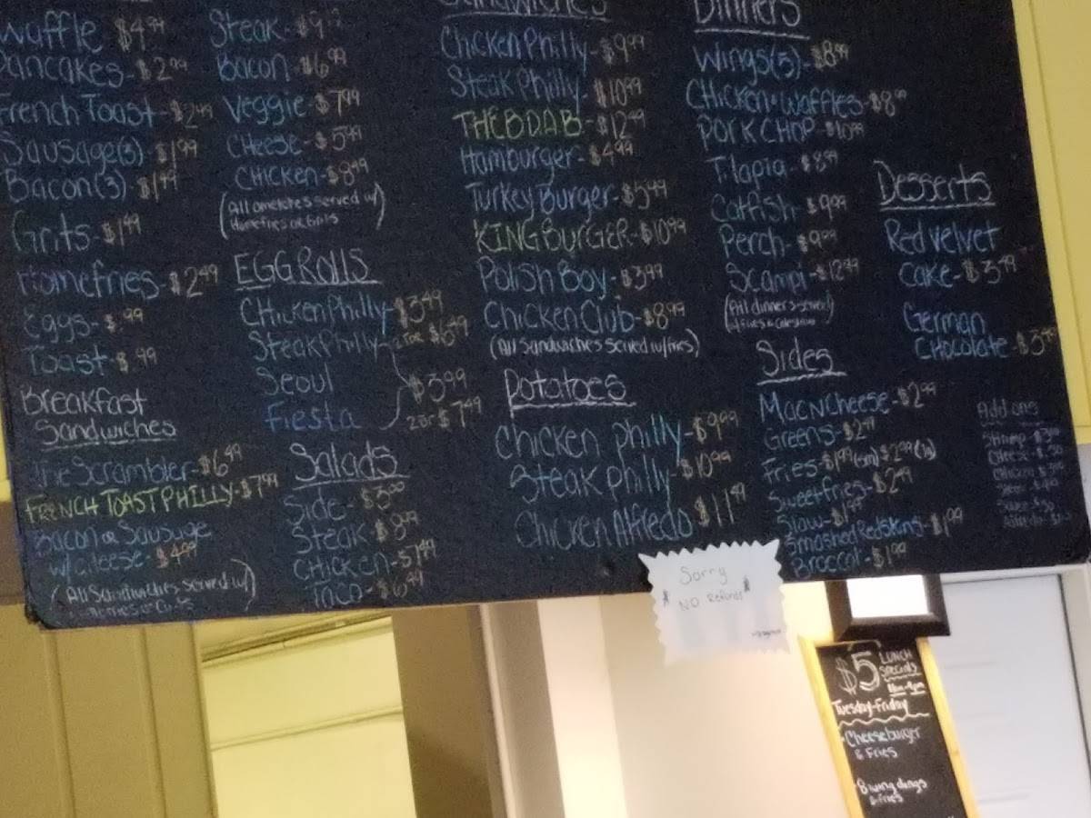 Menu at 31707 Urban Street Food restaurant, Garfield Heights