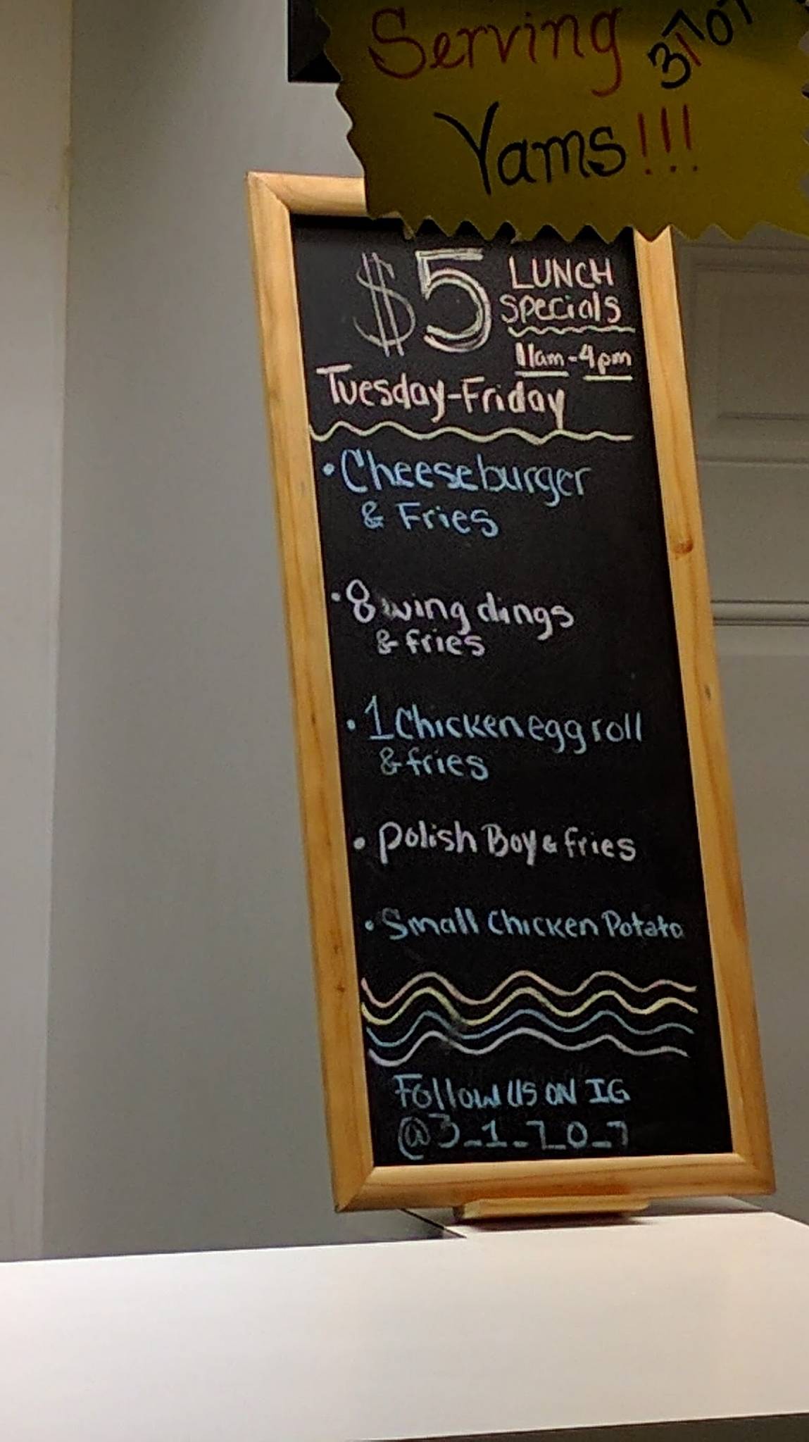 Menu at 31707 Urban Street Food restaurant, Garfield Heights