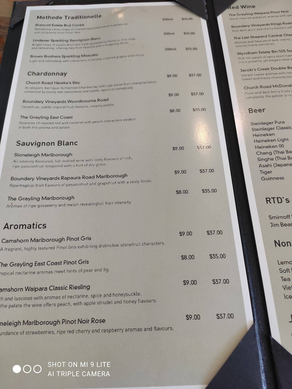 Menu at 5 Star restaurant, Christchurch, 250 Clyde Rd