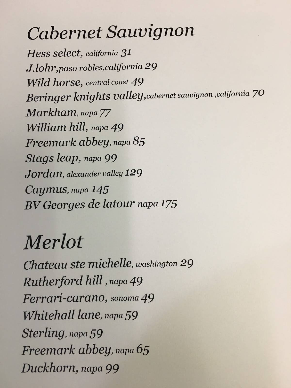 Menu at Addison Cafe-French bistro, Dallas, Belt Line Rd #108