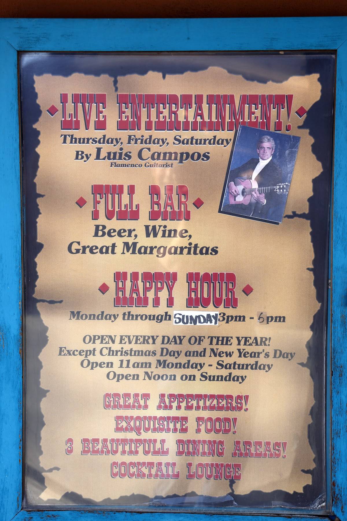 Menu at High Noon Restaurant & Saloon, Albuquerque