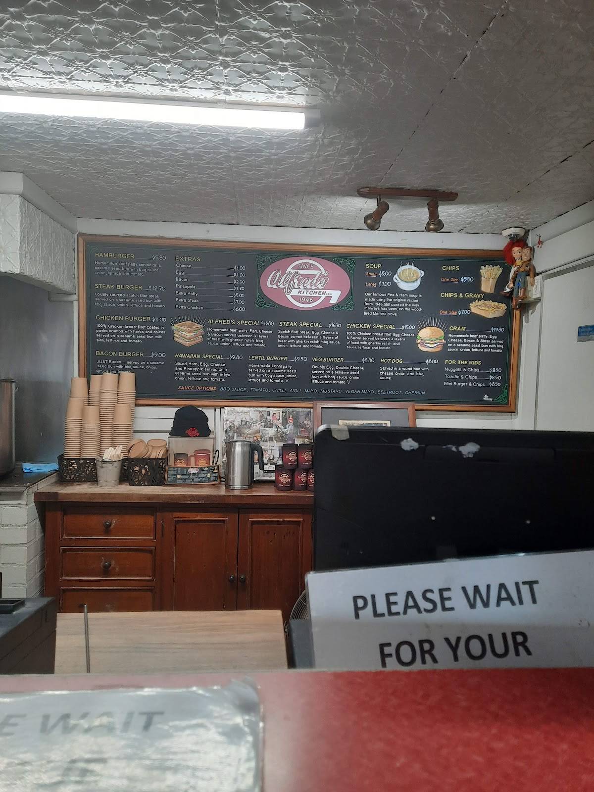 Menu at Alfred's Kitchen fast food, Guildford
