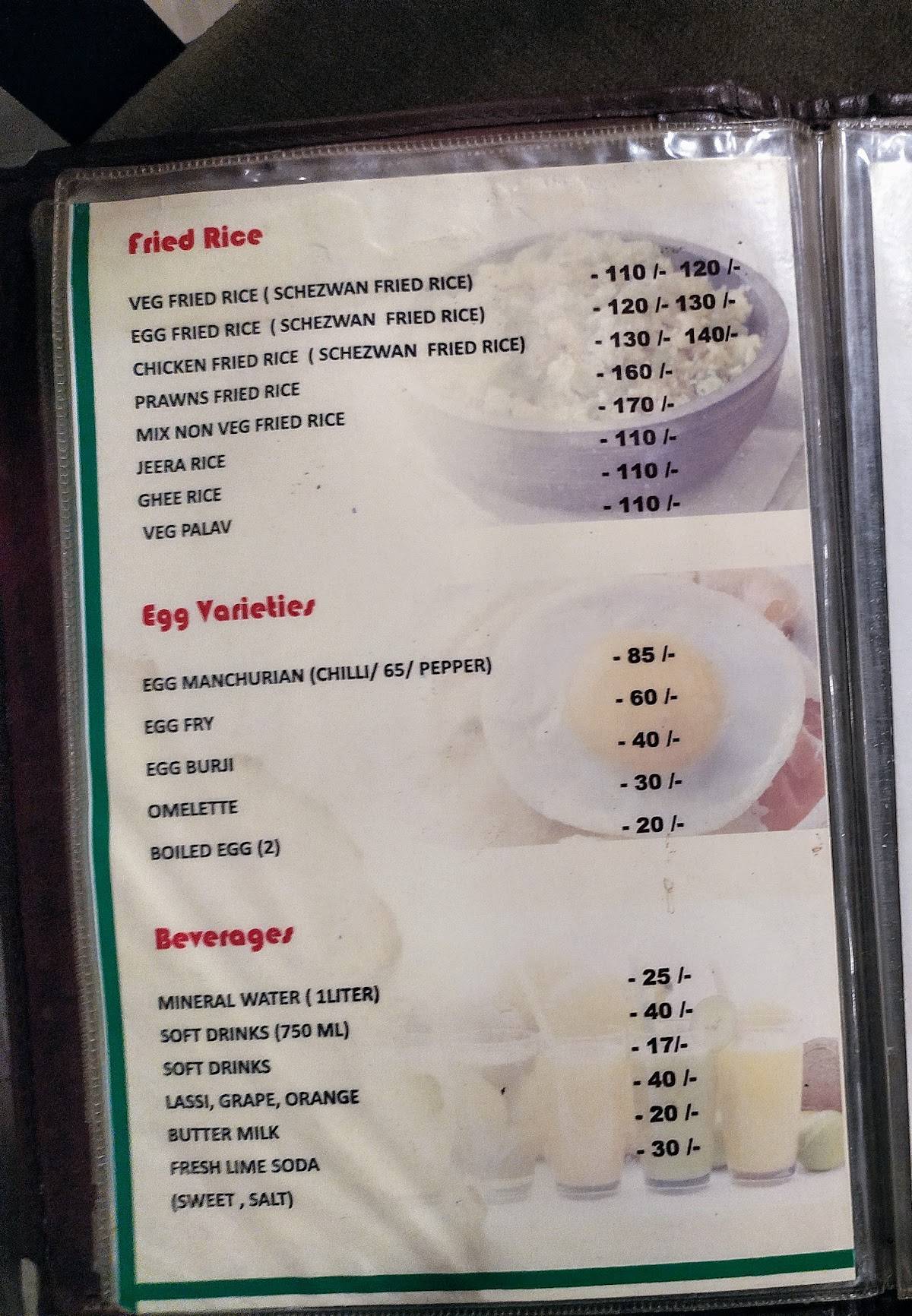 Menu at Amrutha Restaurant, Bengaluru, 31/32
