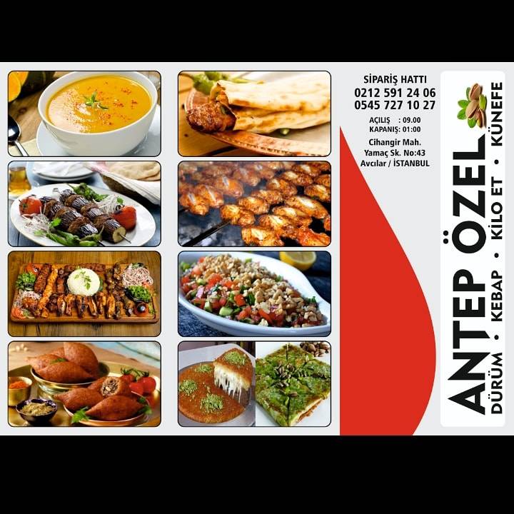 Menu at Rota Kurye Hizmetleri, Istanbul