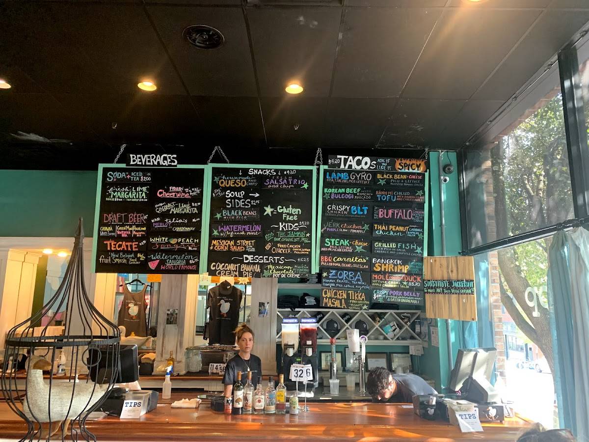 Menu at White Duck Taco Shop Downtown restaurant, Asheville, 12 ...
