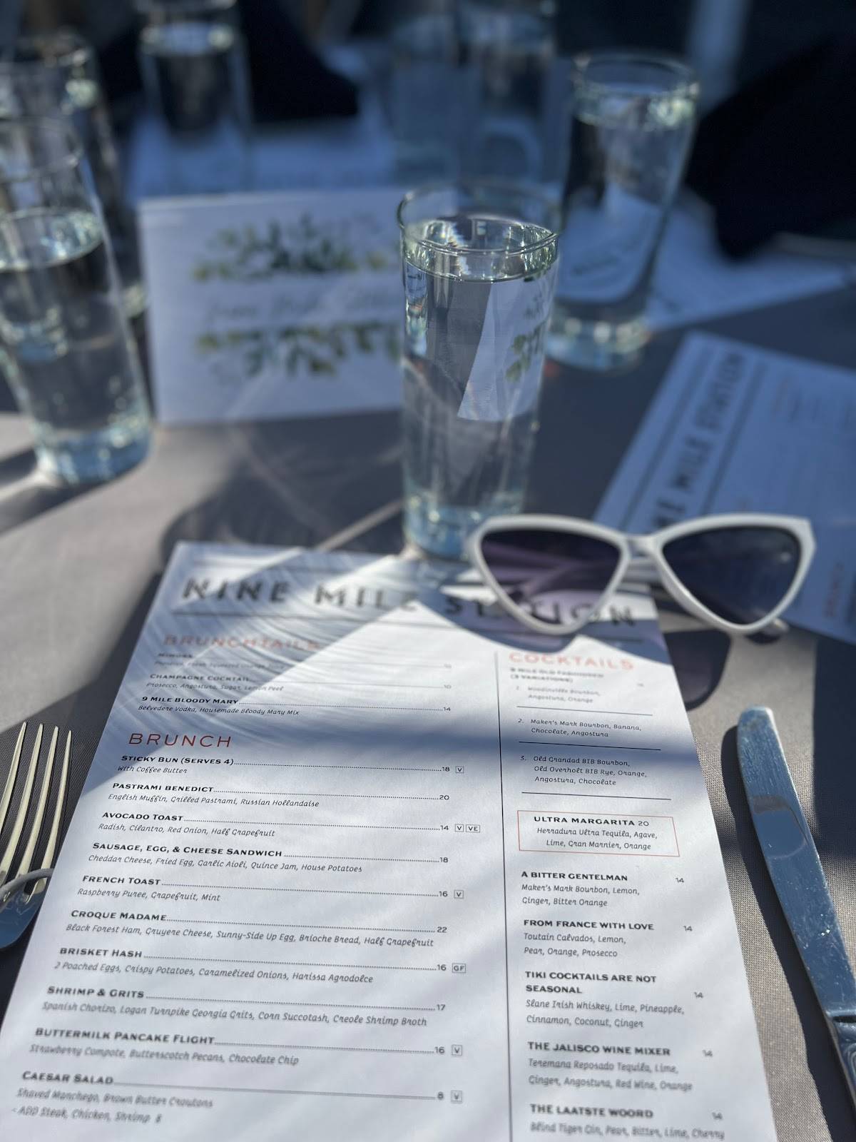 Menu at 9 Mile Station pub & bar, Atlanta, Ponce City Market