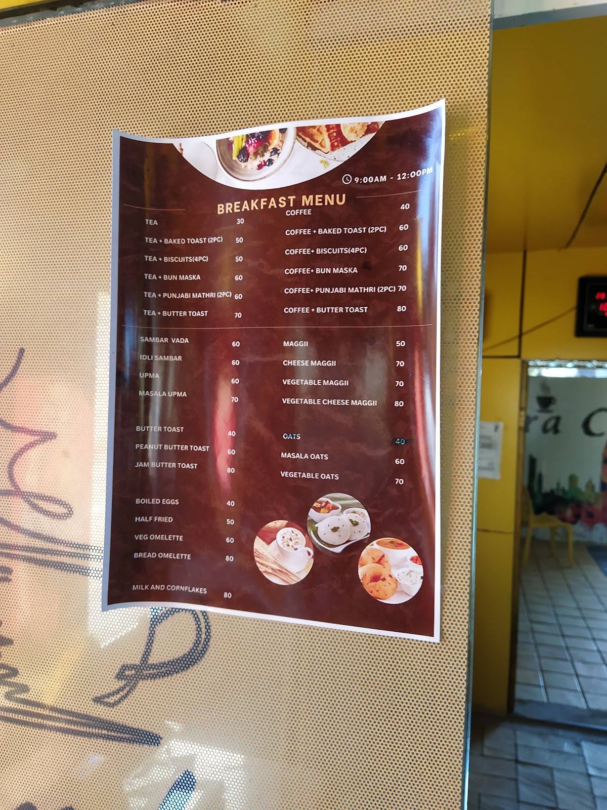 Menu at BANDRA CAFE, Bhopal