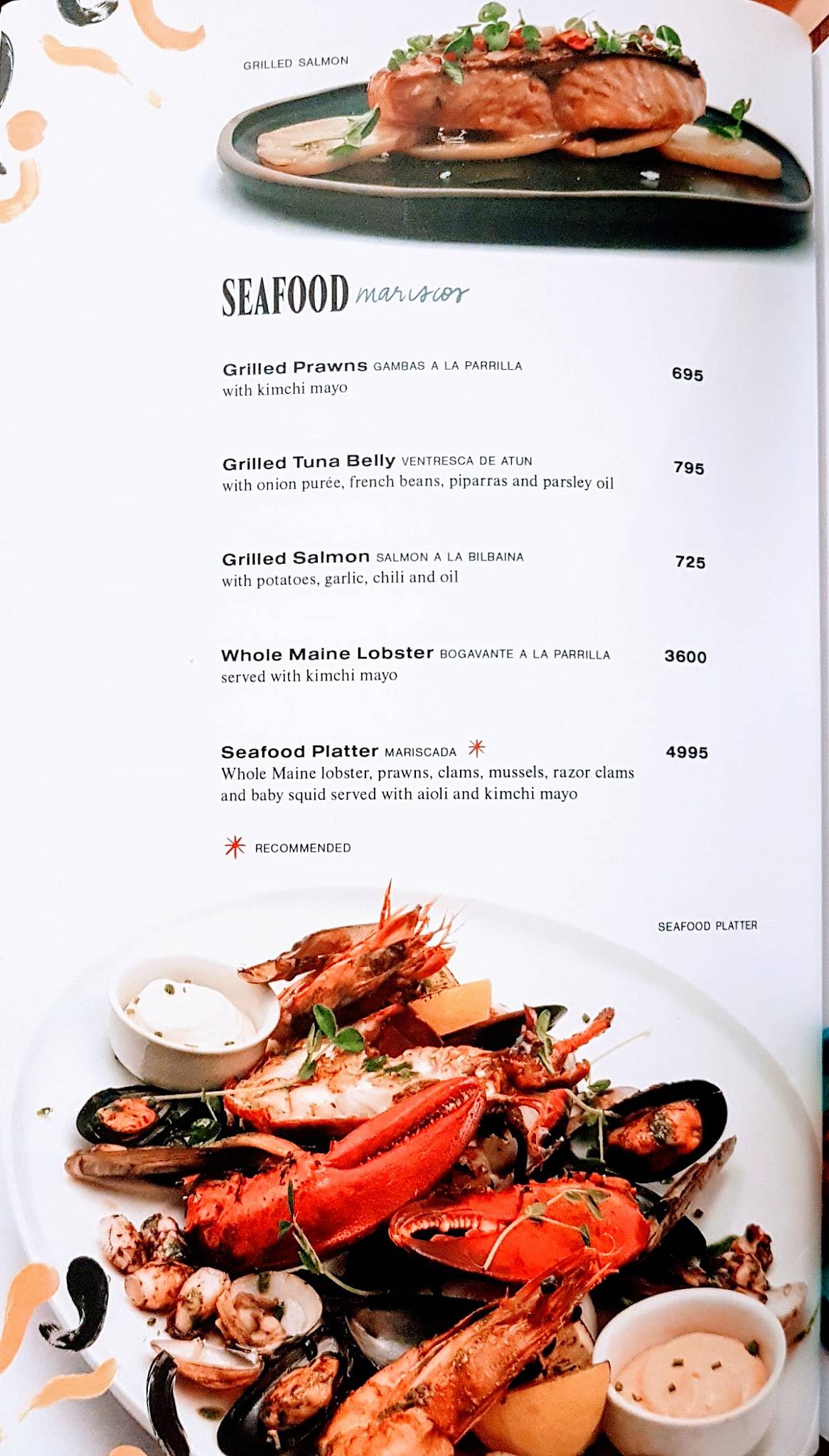 Menu at BCN by Las Flores BGC restaurant, Taguig