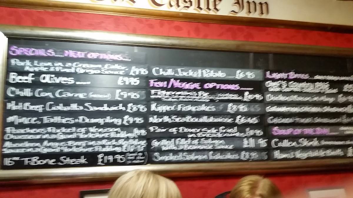 Menu at The middle inn pub & bar, Bamburgh