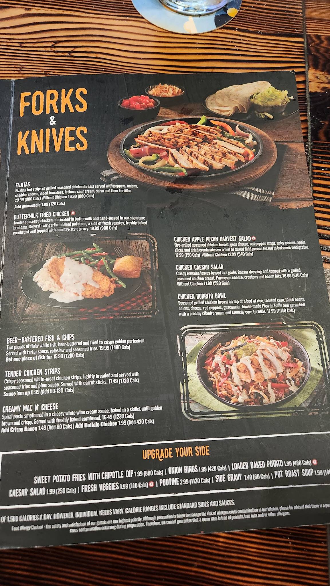Menu at Montana’s BBQ & Bar, Belleville, 170 Bell Blvd