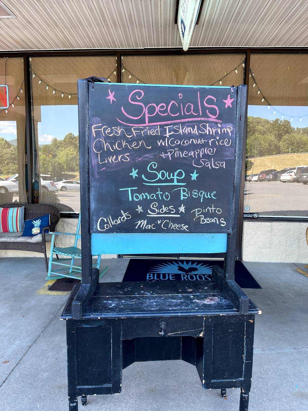 Menu at Blue Rooster Southern Grill restaurant, Lake Junaluska