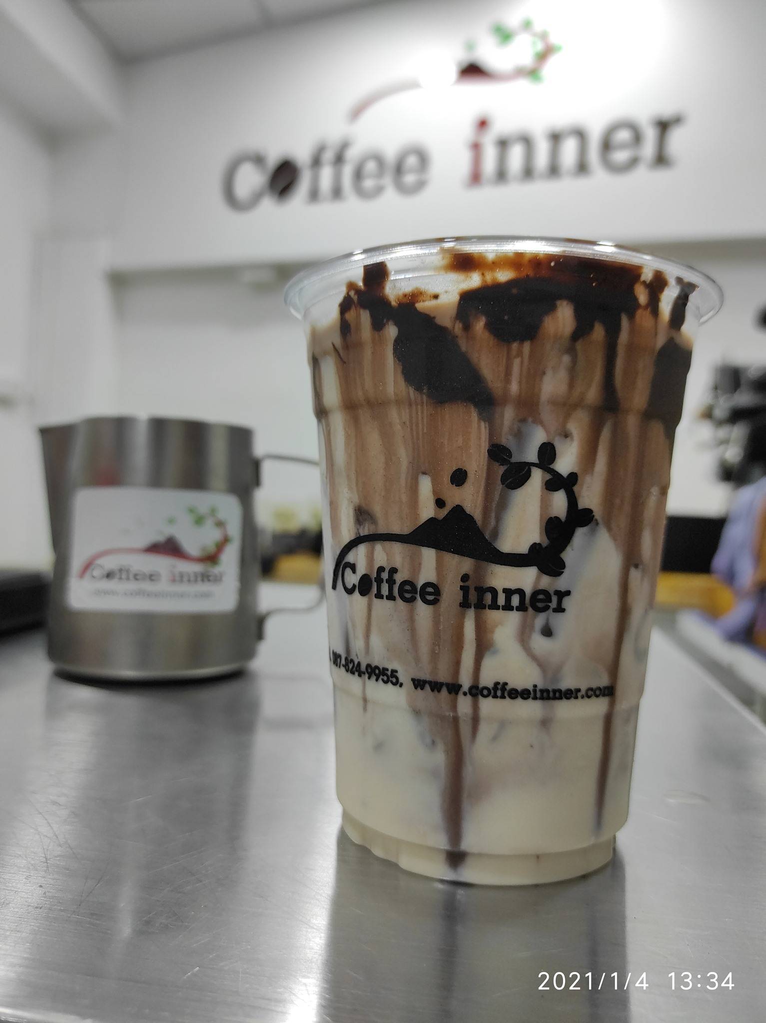 Menu at COFFEE INNER cafe, Bangkok