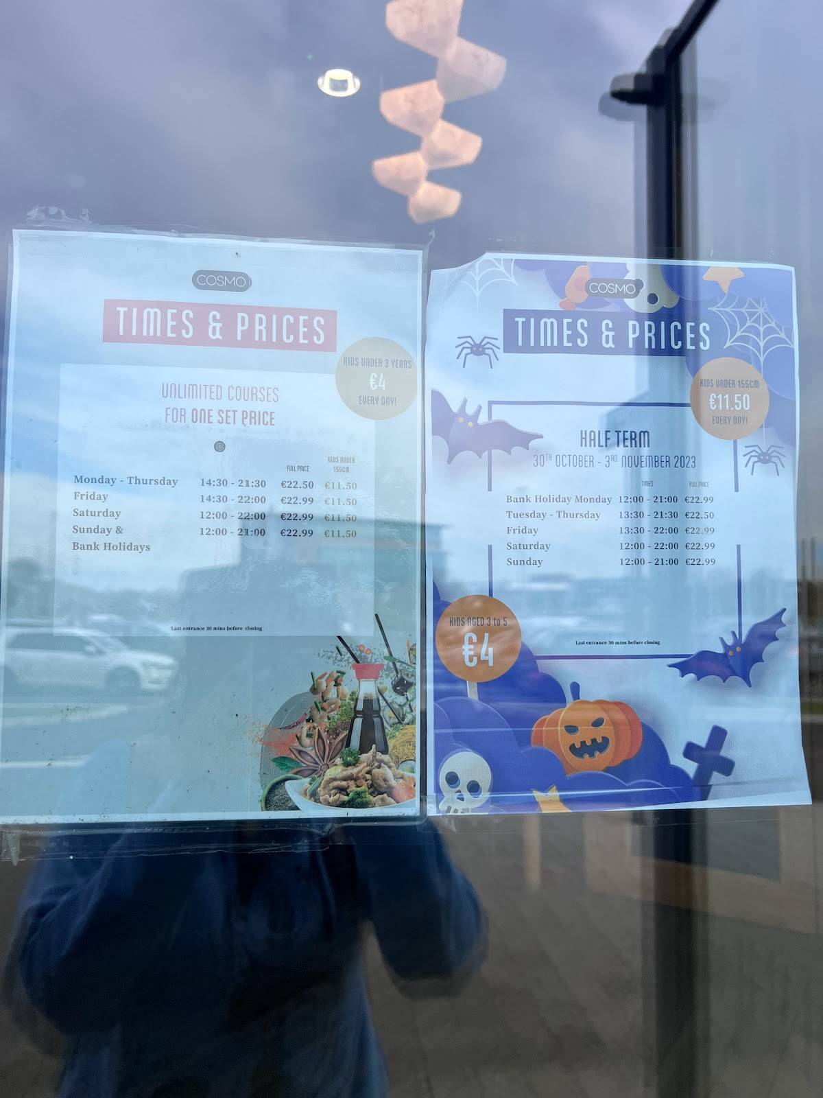 Menu at COSMO All You Can Eat World Buffet Restaurant Dublin, Dublin, 2 ...