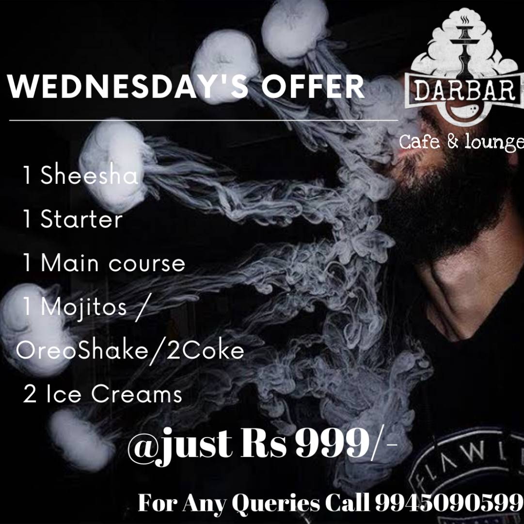 Menu at DARBAR CAFE, Bengaluru