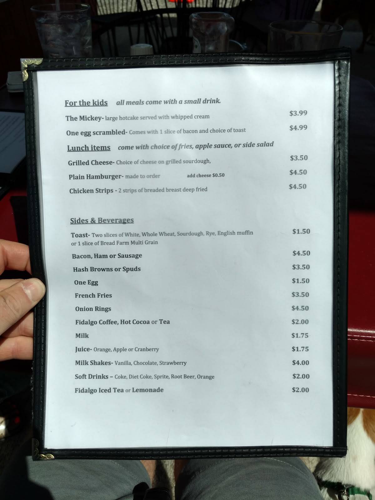 Menu at The Edison Café - Smash Burgers restaurant, Bow