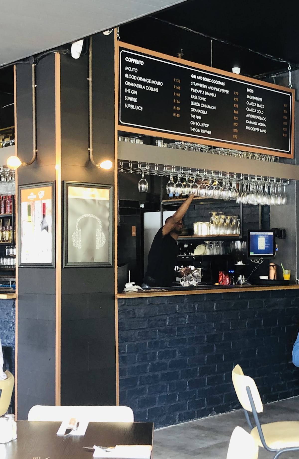 Menu at Copper Club Tyger Waterfront, Cape Town, 18-19