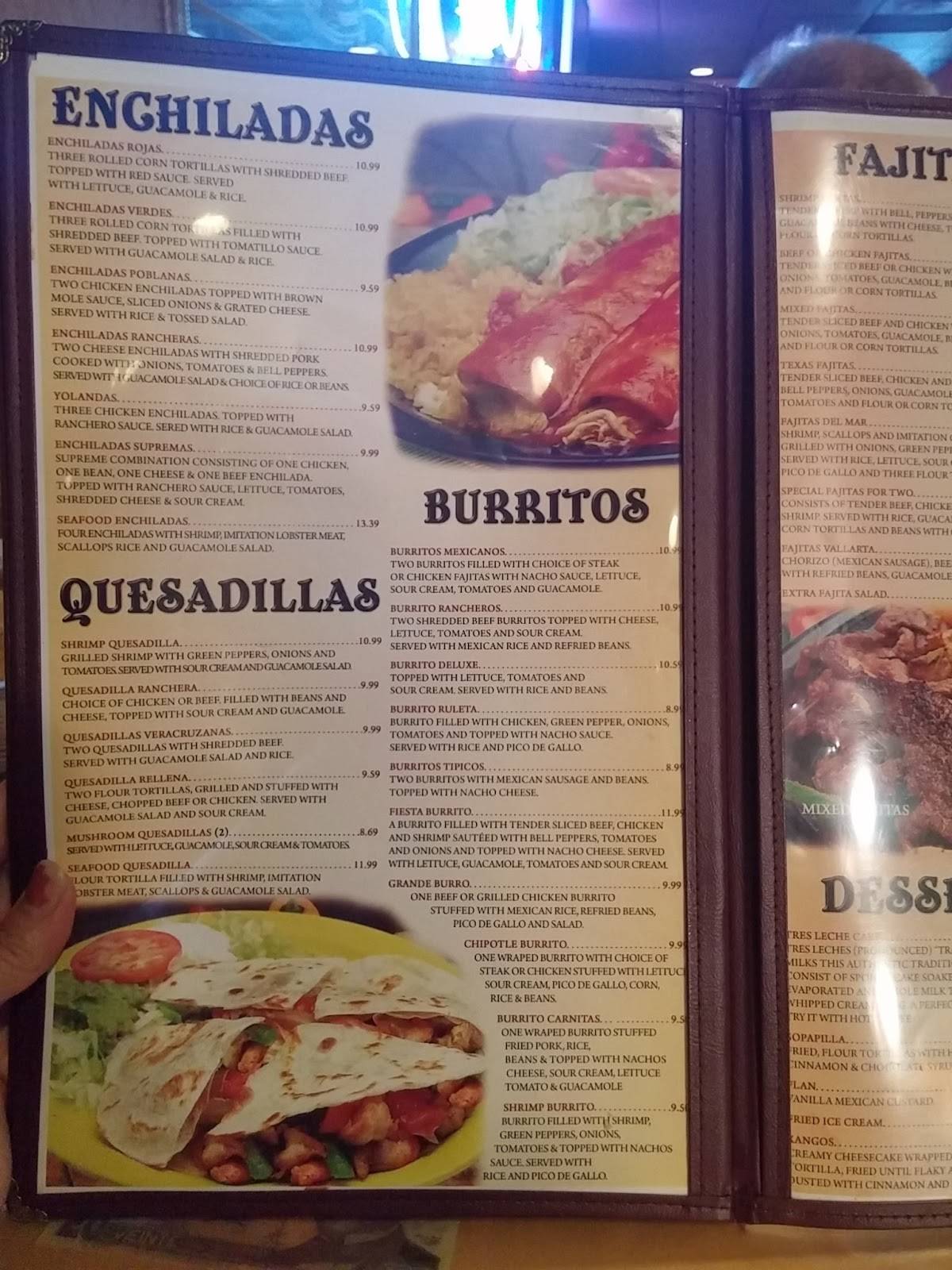 Menu at Chapala Mexican Grill pub & bar, Cambridge