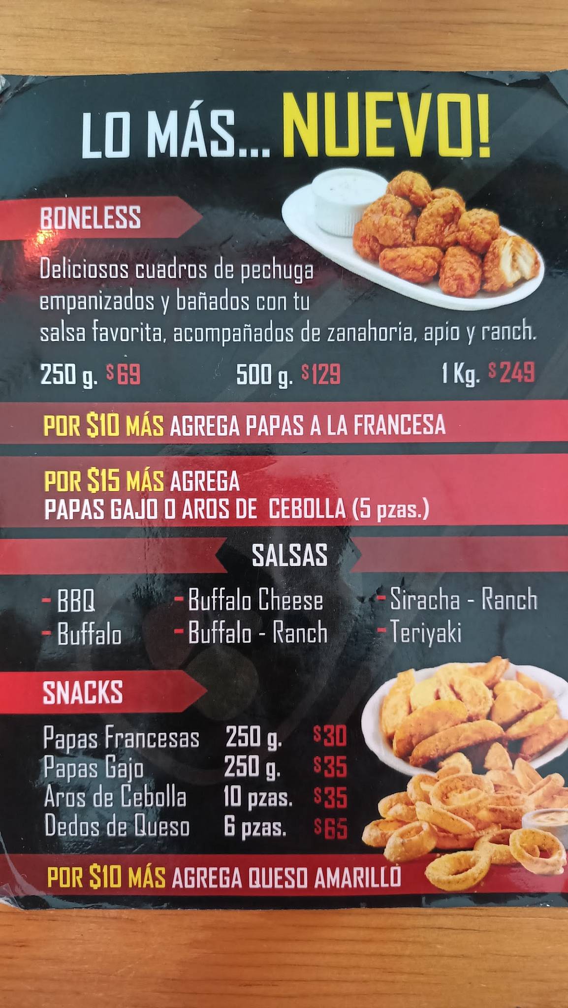 Carta del restaurante Bonzu Sushi House, Chihuahua, Perif. del la ...