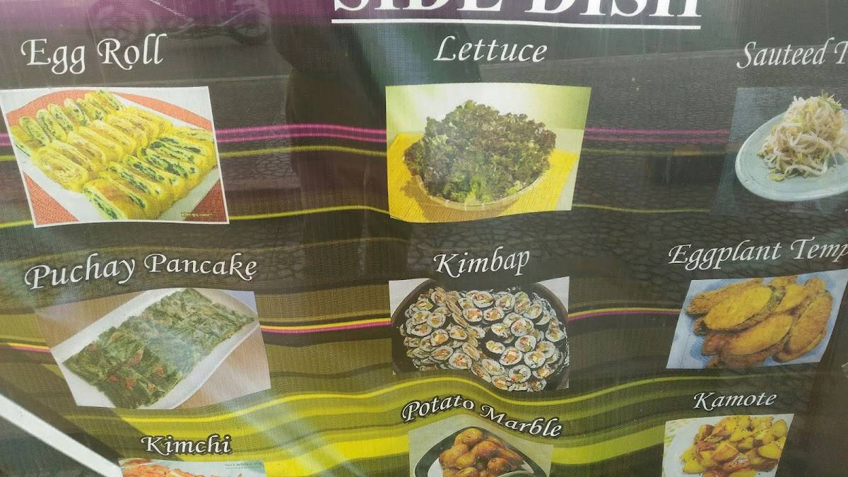 Menu at Chil Cheon Gak restaurant, Baguio