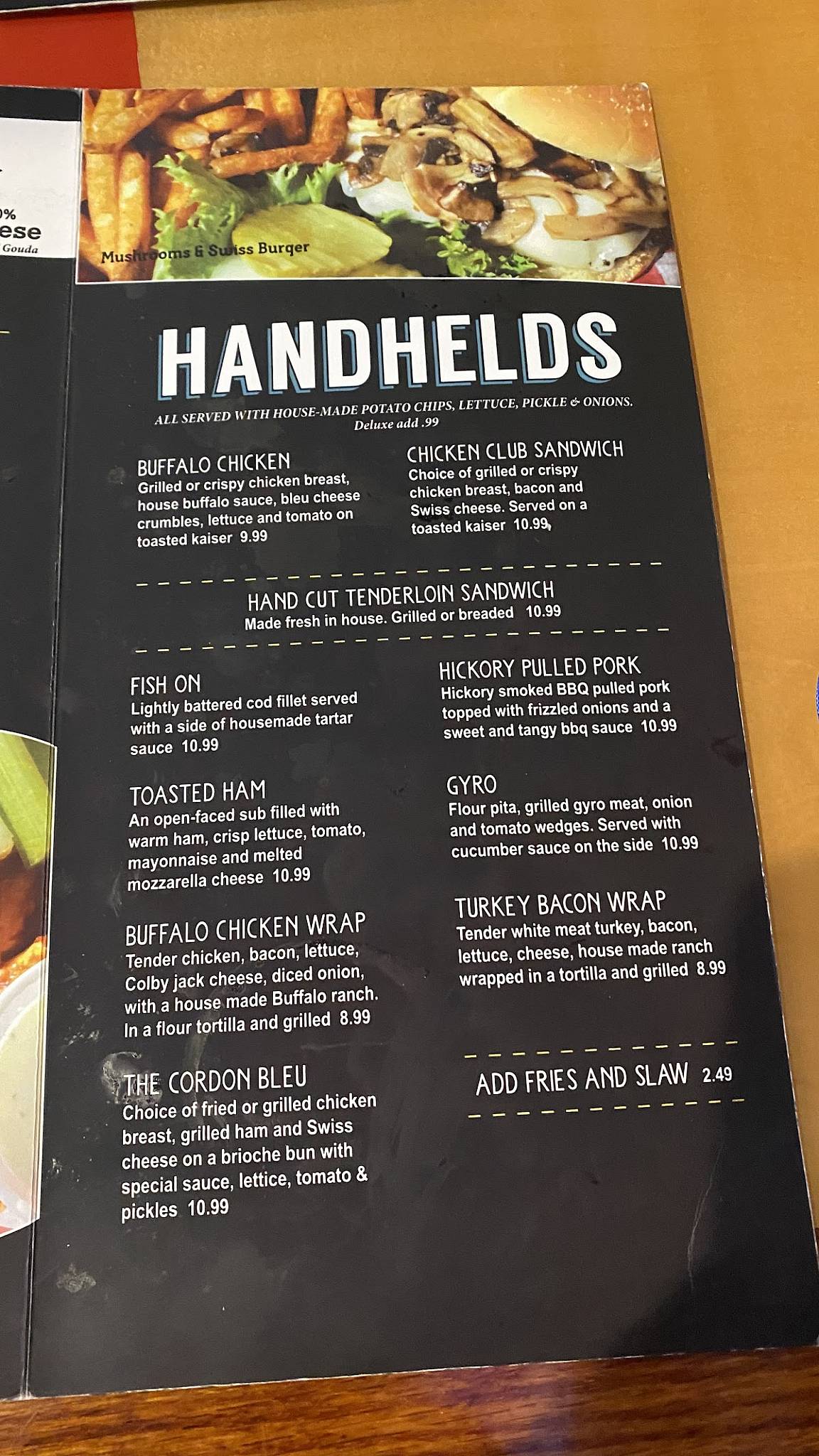 Menu at Chubbies Pub And Grub, Syracuse
