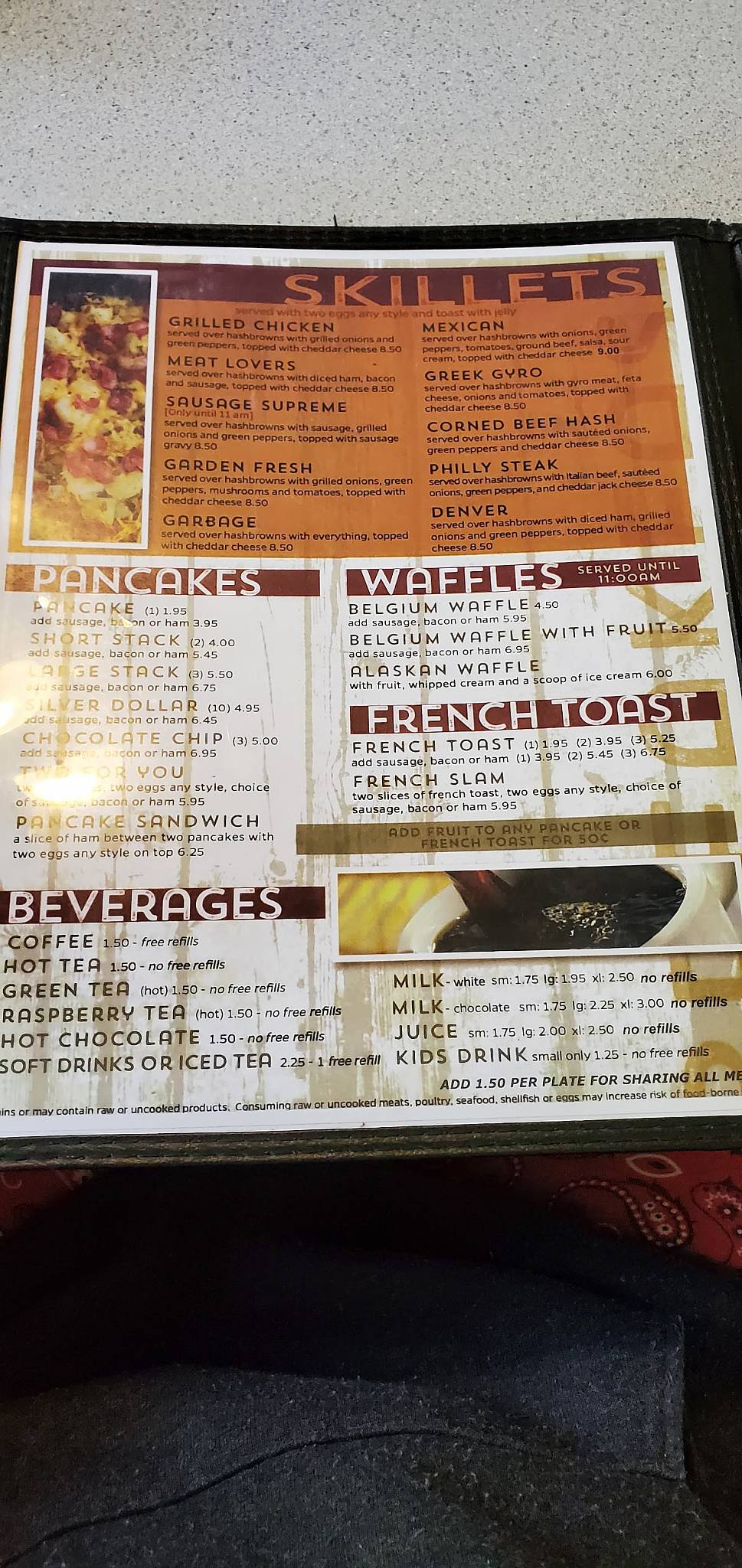 Menu at City Limits Family Restaurant, Maquoketa