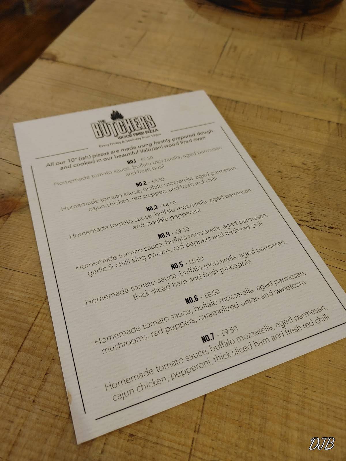 Menu at Cleaver Coffee Co cafe, Long Eaton
