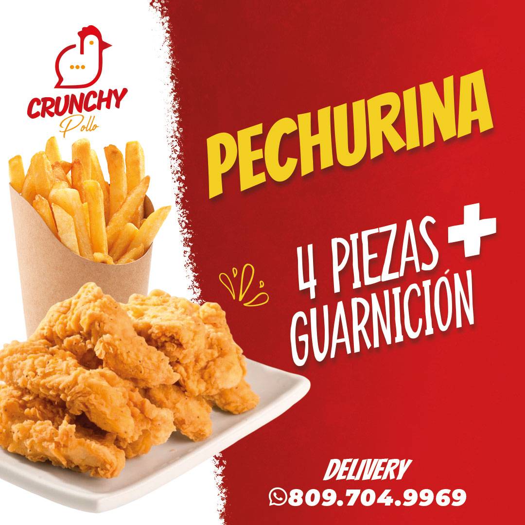 Menu at Crunchy Pollo restaurant, Bonao