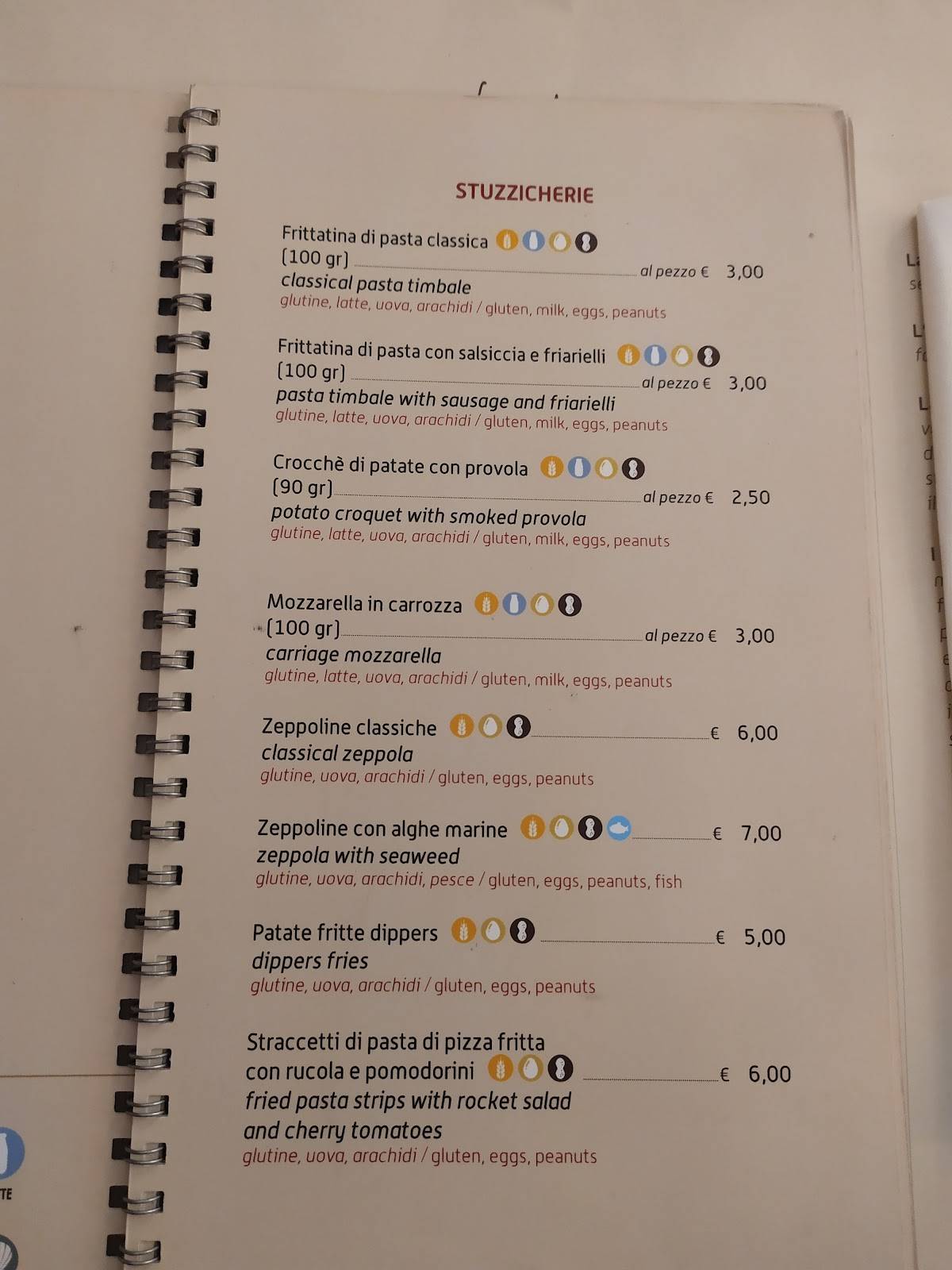 Menu da Dodo Verace Pizza Napoletana Pordenone ristorante, Pordenone