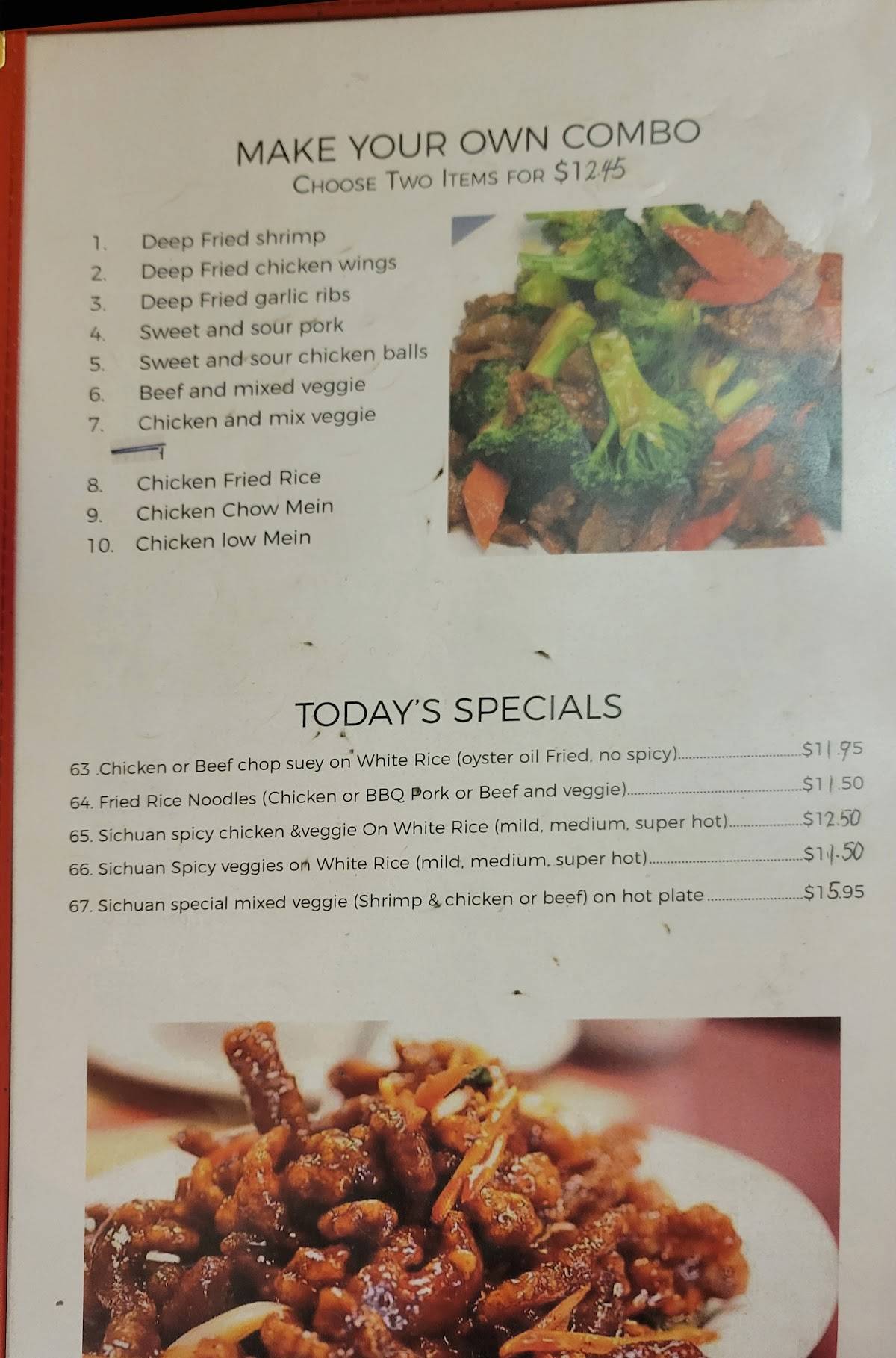 Menu at Dj' chinese food {China china} restaurant, Ituna
