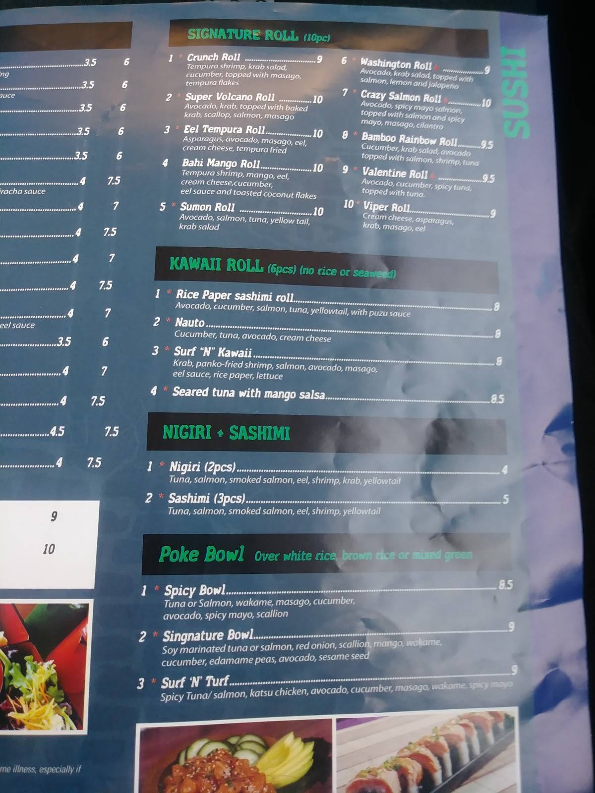 Menu at EkiBen House (Bento House) restaurant, Port Charlotte, Cochran ...