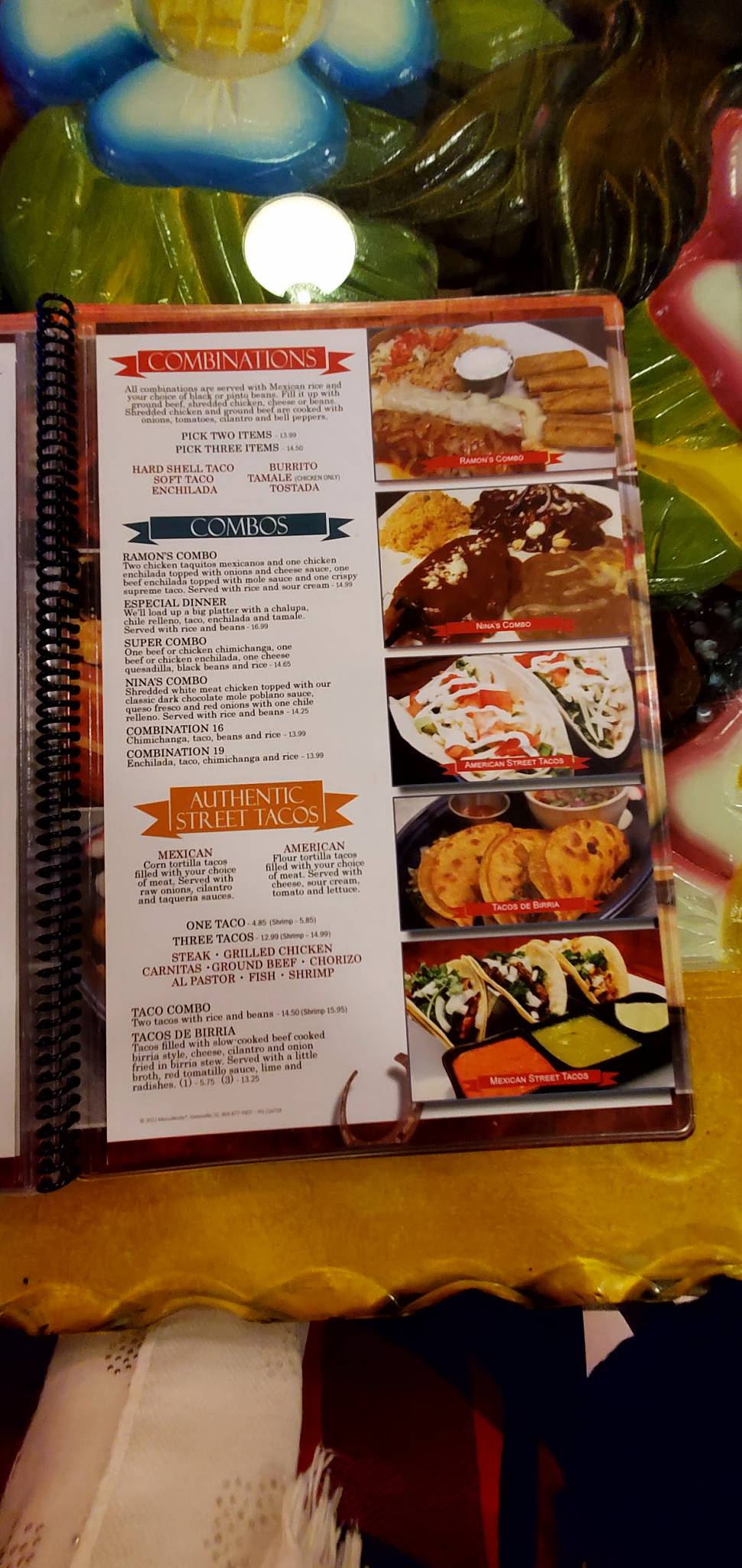 Menu at El Rodeo Brunswick restaurant, Brunswick