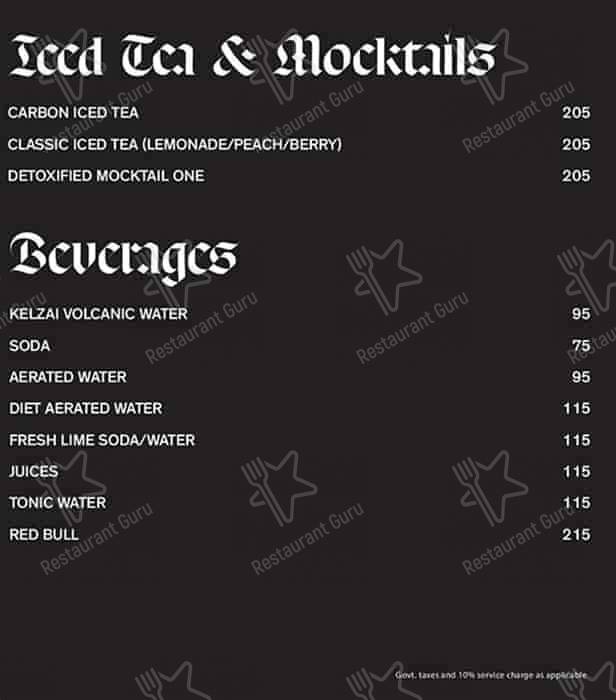 Menu at Episode One (Powai), Mumbai, Delphi Building