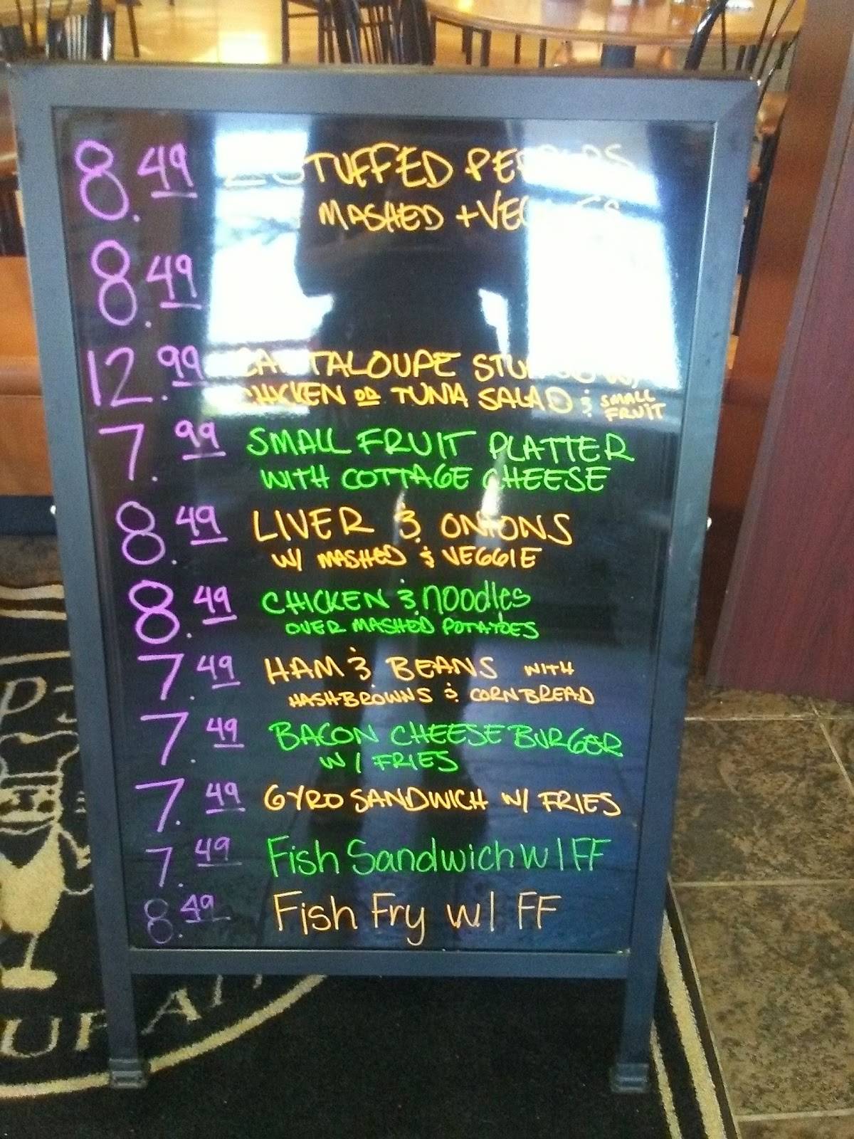 Menu at Flap-Jack's Pancake House restaurant, Bargersville