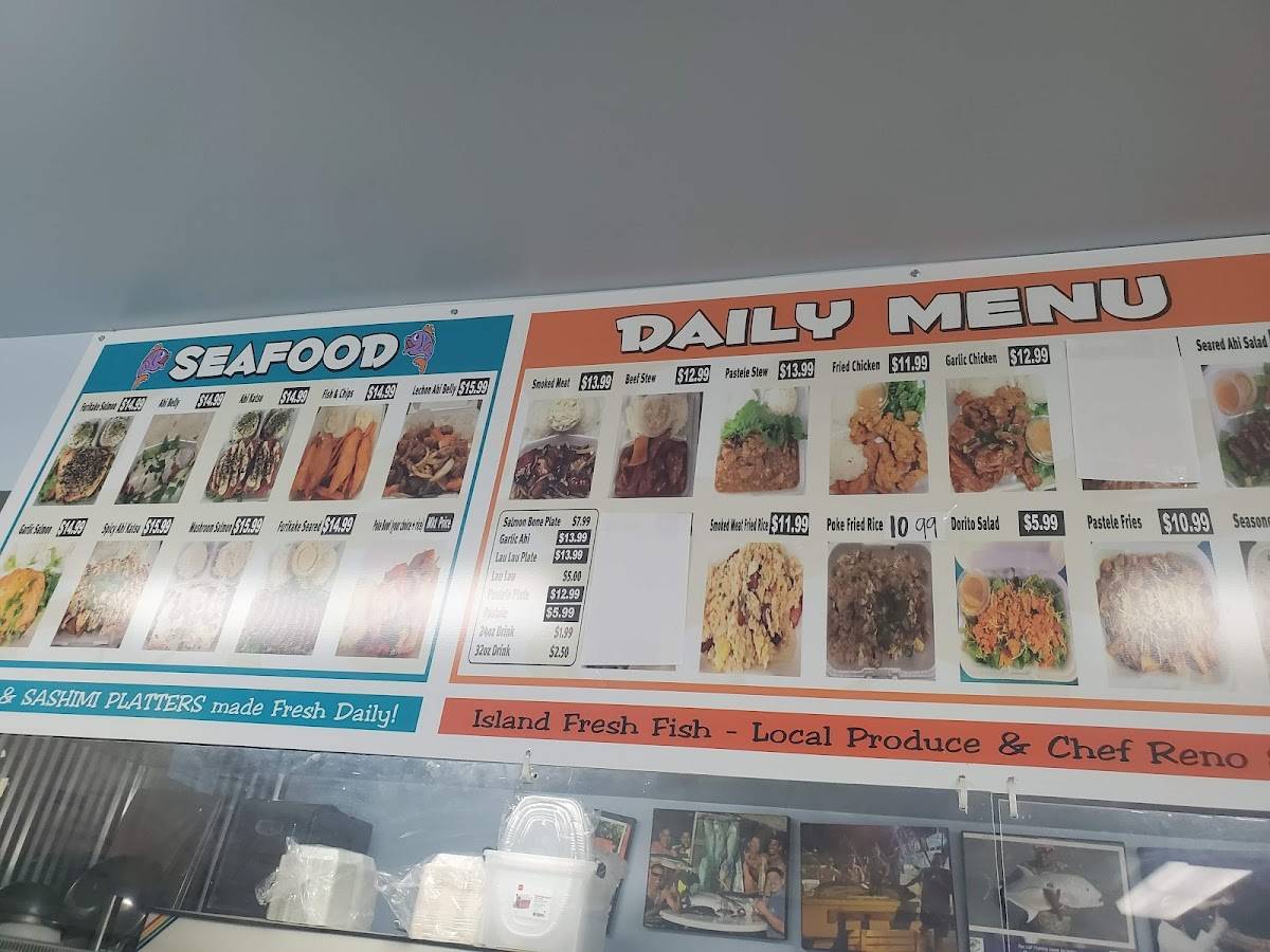 Menu at Fresh Catch Pearl City restaurant, Pearl City