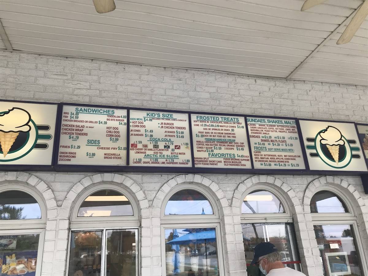 Menu at Frost Bite restaurant, Avon