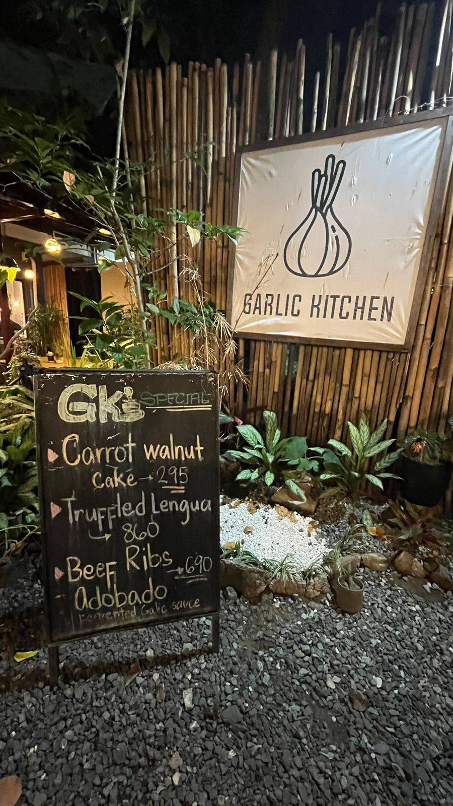 Menu at Garlic Kitchen restaurant, Quezon City