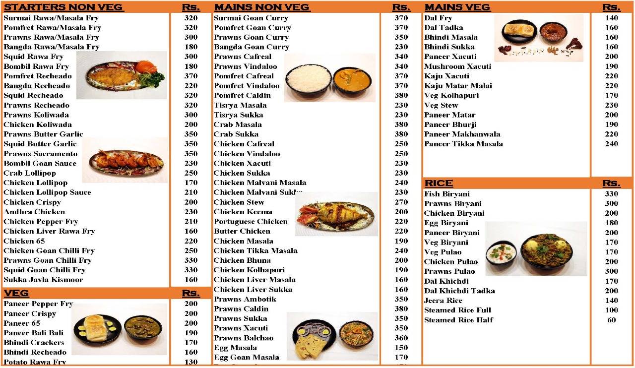 Menu at Goan Spice, Mumbai, Shop No.7
