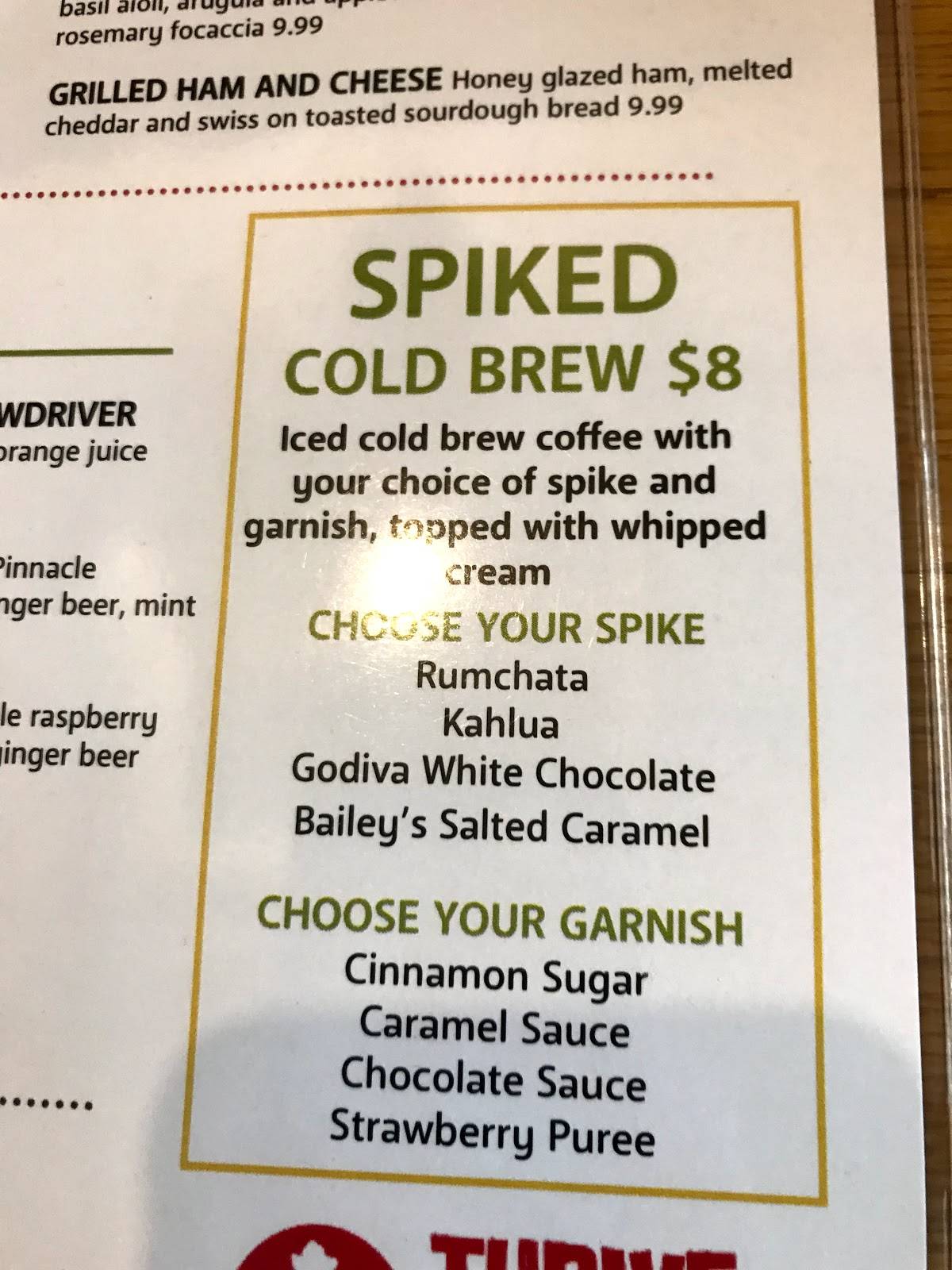 Menu at Morning Belle restaurant, Grand Rapids, E Beltline Ave NE