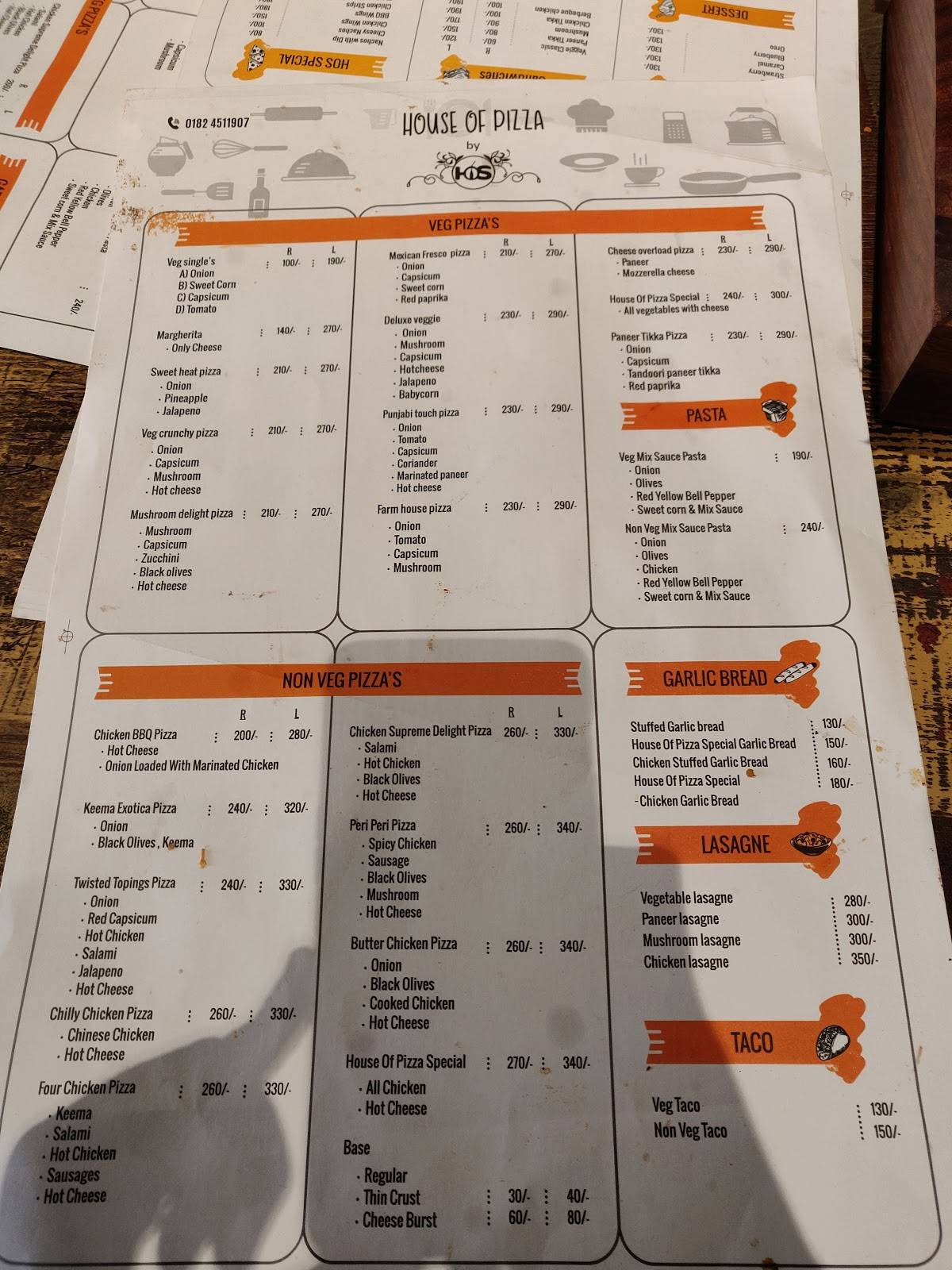 Menu at HOUSE OF SHAKES Jalandhar, Jalandhar