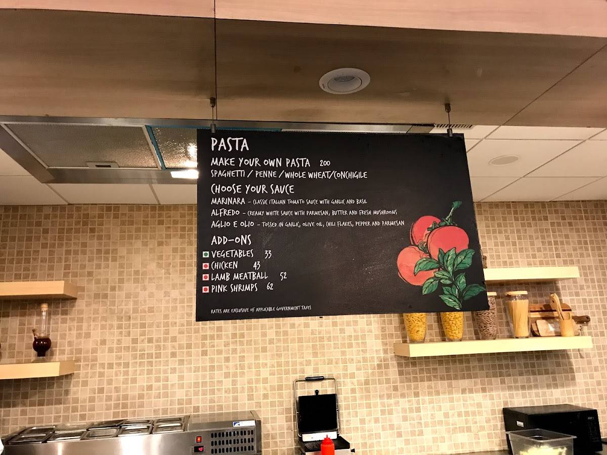 Menu at Harvest Market, Bengaluru