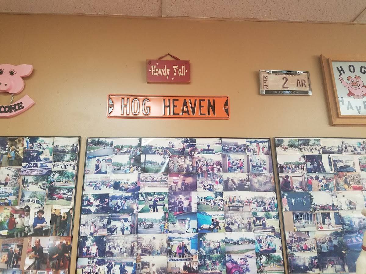 Menu at Hog Haven BBQ, Dyer