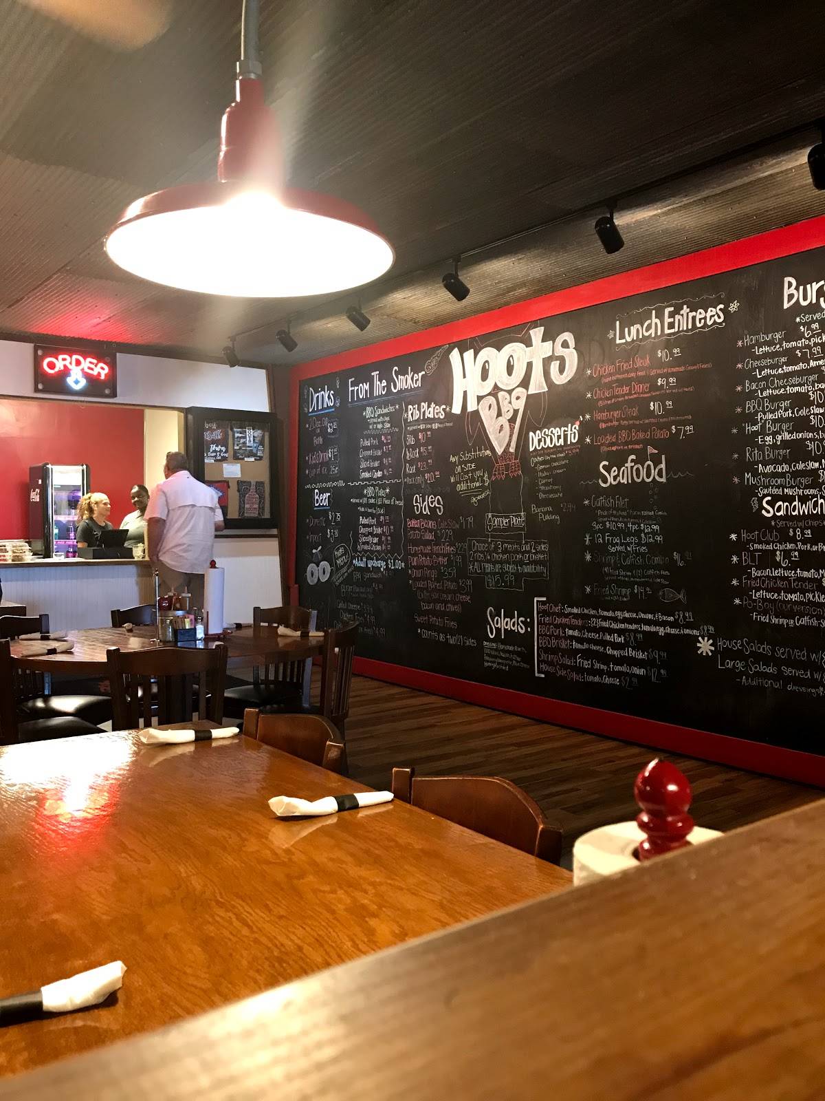 Menu at Hoots BBQ & Steaks, McGehee
