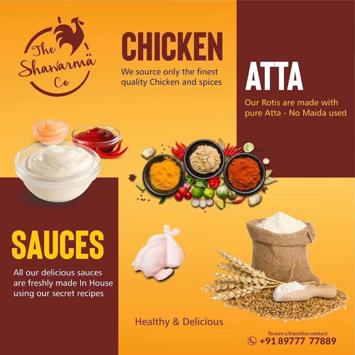 Menu at The Shawarma company, Hyderabad, 3rd St