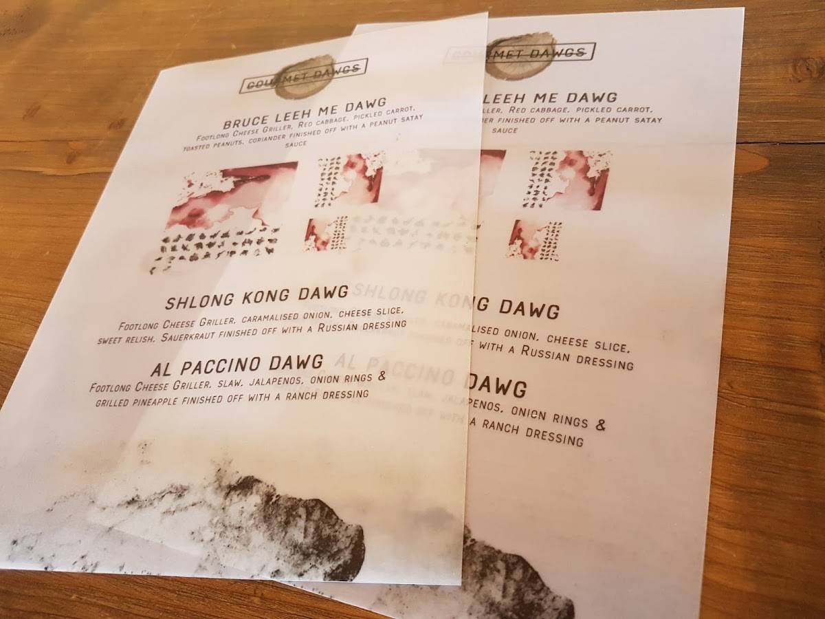 Menu at Industrial Works pub & bar, Centurion