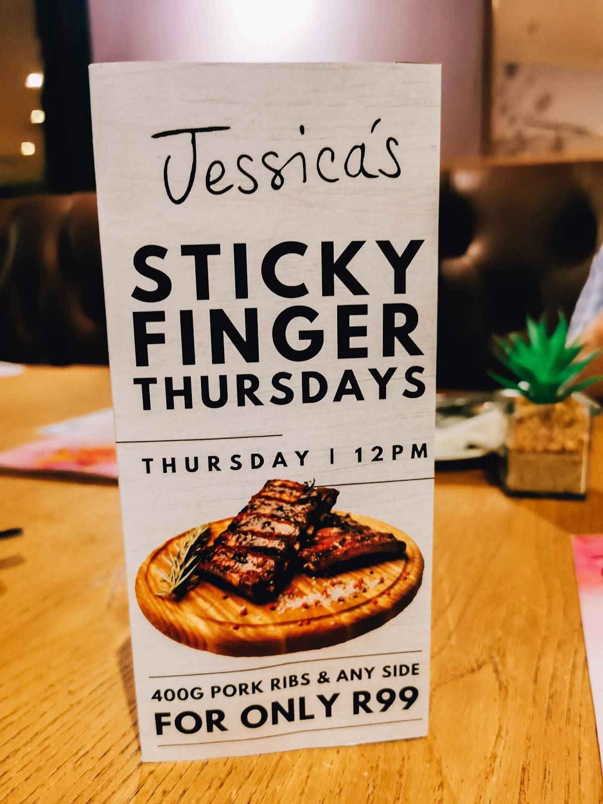 Menu at Jessica’s - Clearwater Mall restaurant, Roodepoort