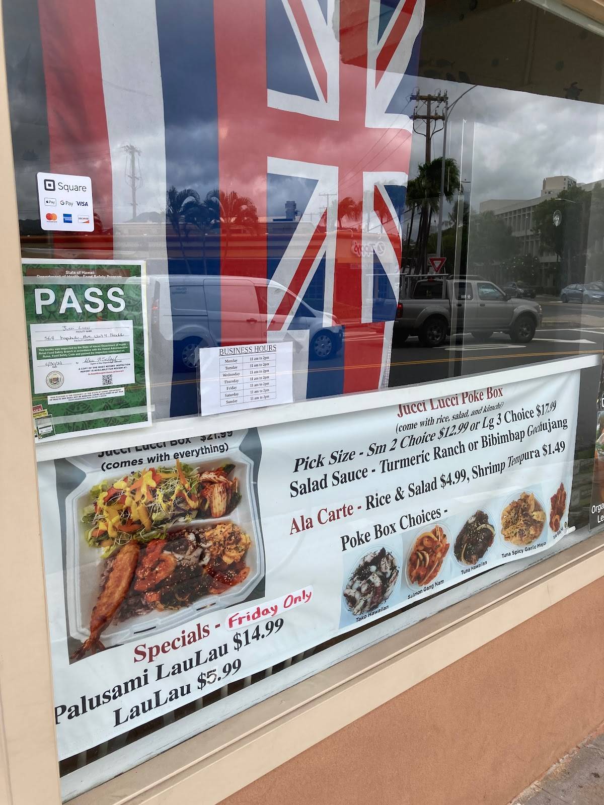 Menu at Jucci Lucci pub & bar, Honolulu, 567 Kapahulu Ave #4