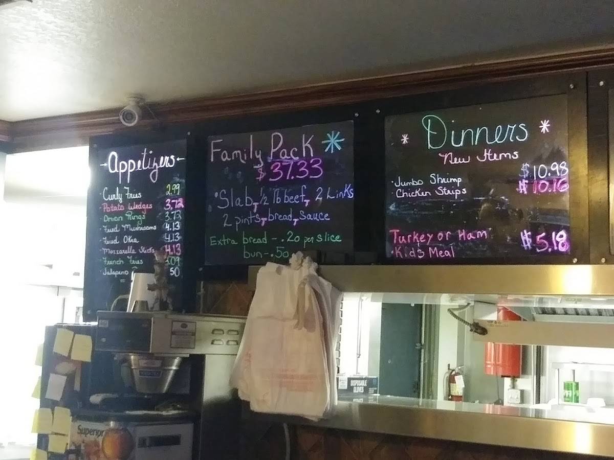 Menu at Julius Rib Cage BBQ, Wichita, S Seneca St
