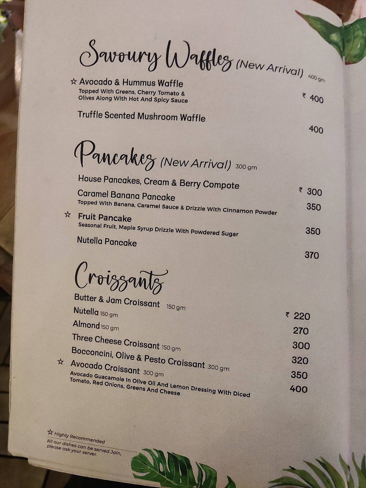 Menu at Kaffa Coffee Roasters, Ahmedabad, Ground Floor