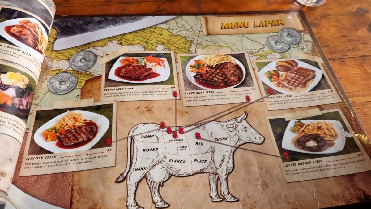 Menu at Karnivor Restaurant, Bandung